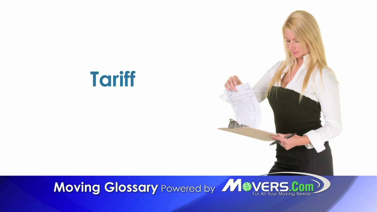 Tariff - Moving Glossary - Movers.com - YouTube