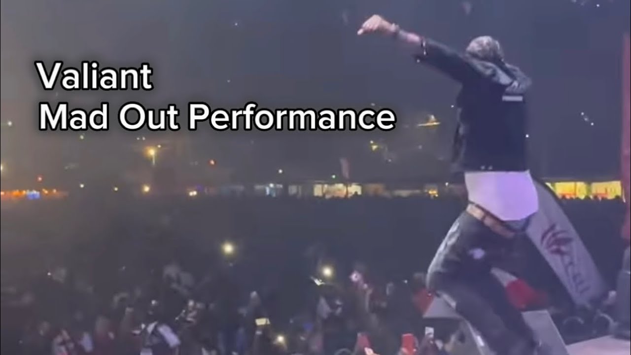 Valiant - Mad Out stage performance #madout #valiant - YouTube