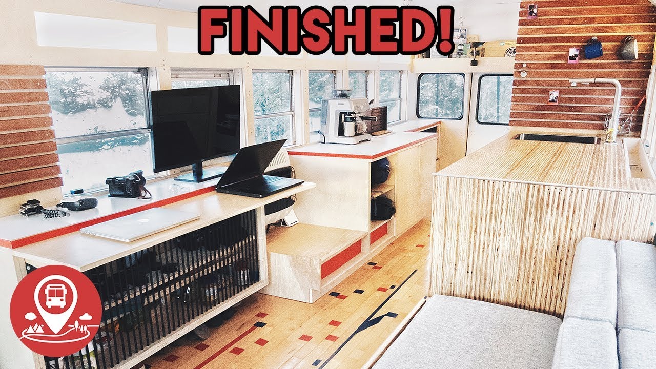 #20 | Bus Conversion THE BUS IS FINISHED!! - YouTube