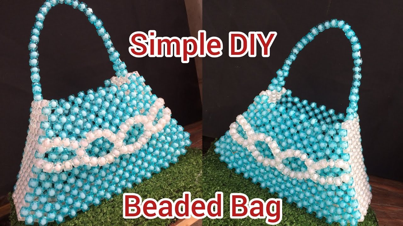 HOW MAKE A BEADED BAG/ BEADED BAG TUTORIAL FOR BEGINNERS #diy - YouTube