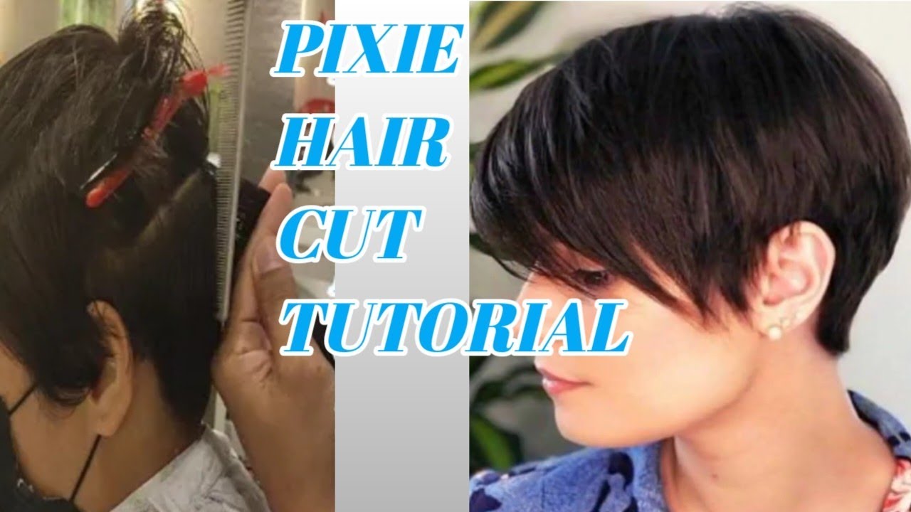 Short haircut-pexie cut (tutorial) - YouTube
