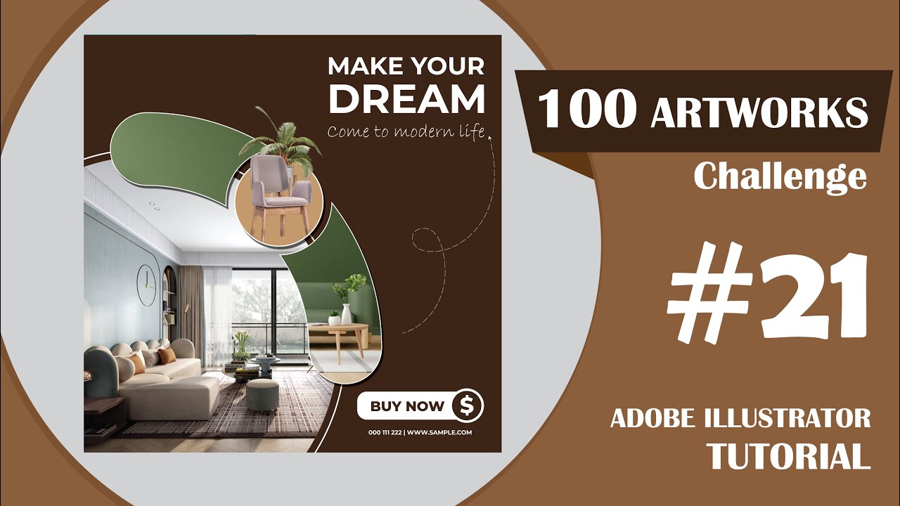 How to design poster in adobe illustrator | Tutorial - YouTube