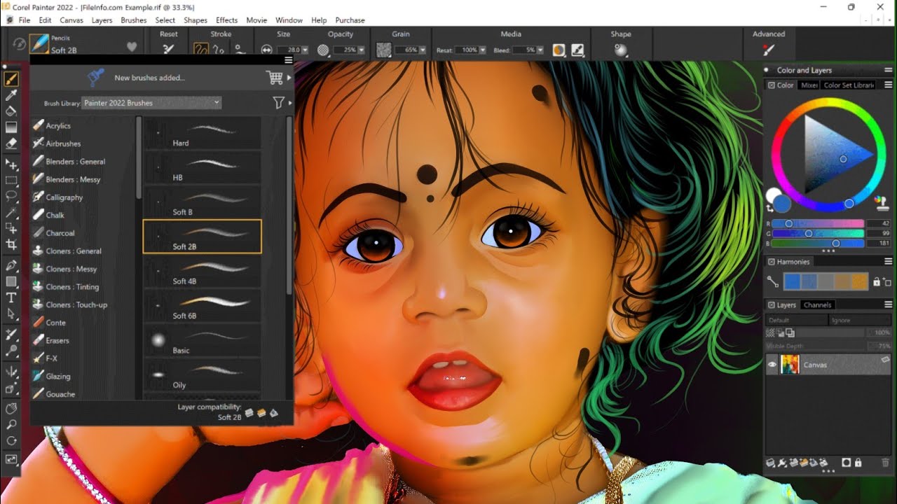I part sumatge work tutorial Vinoth digital art - YouTube