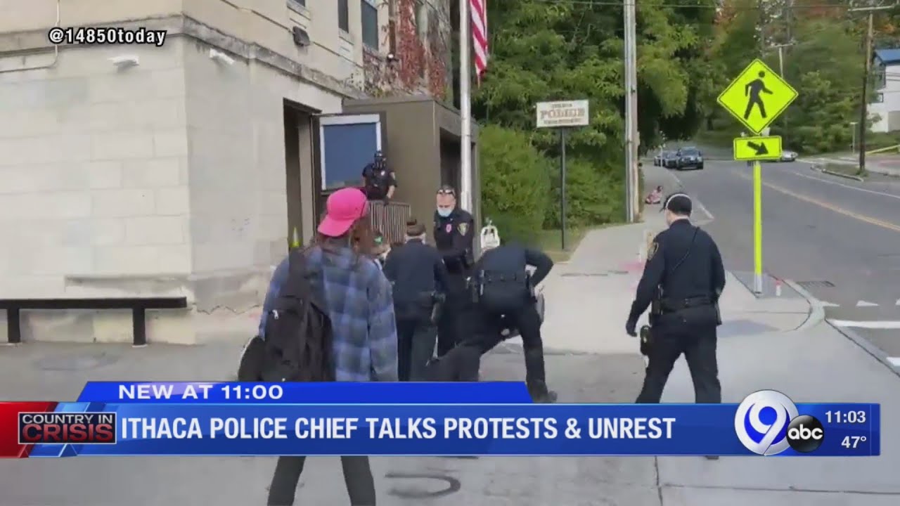 Ithaca Police chief talks protests and unrest - YouTube