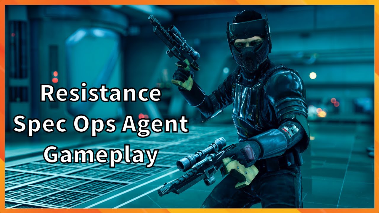 Resistance Spec Ops Agent Gameplay Star Wars Battlefront 2 - YouTube