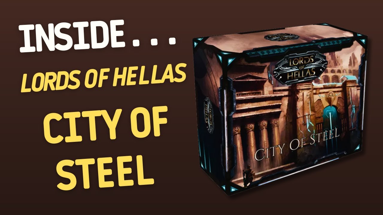 Unboxing LORD OF HELLAS: City of Steel Board Game (4k60fps) - YouTube