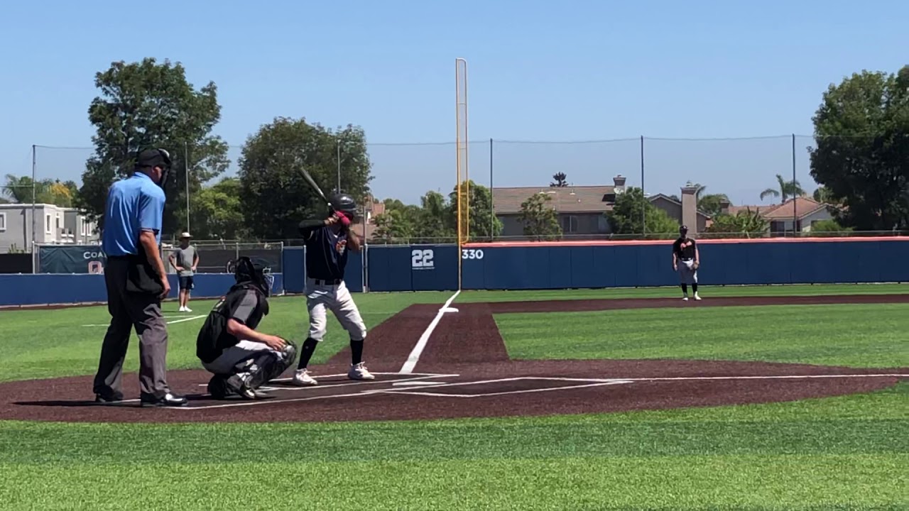 Single Up the middle OCC BASEBALL - YouTube