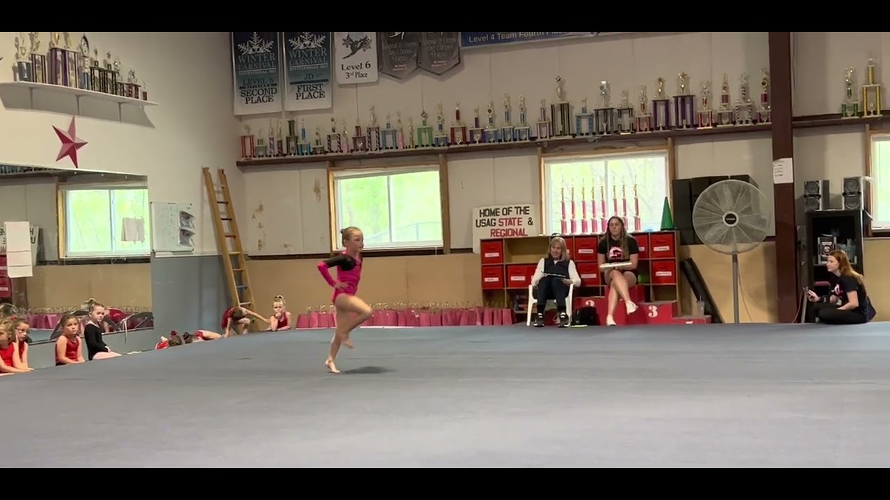 Gymnast Spring Comp routine - YouTube
