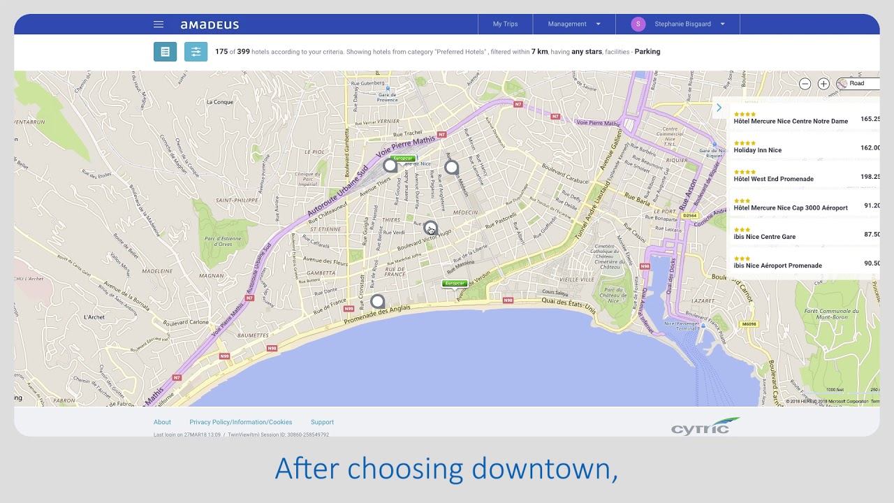 3 cytric Travel & Expense Hotel demo - YouTube
