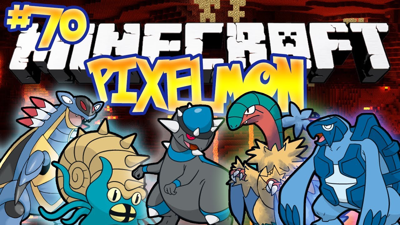 "FOSSIL NETHER BATTLE!" - PIXELMON (2.5.2 Minecraft Pokemon Mod) - #70 ...