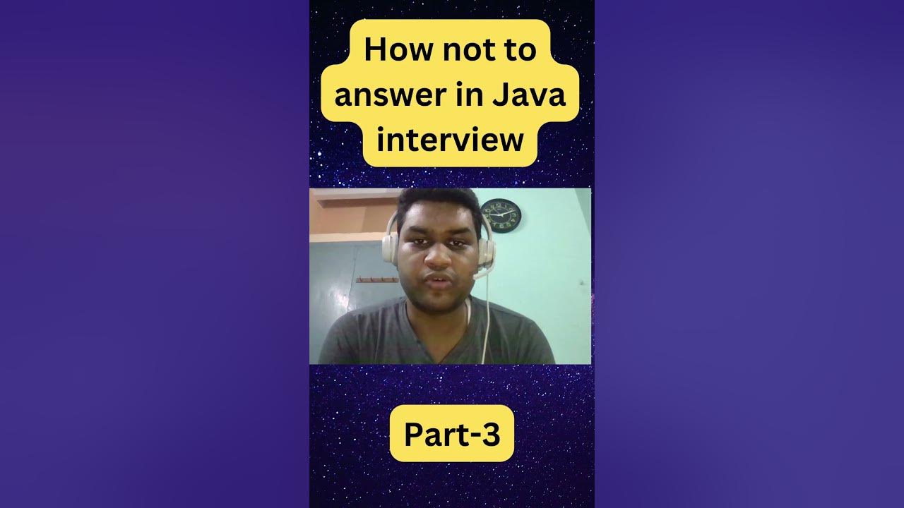 How Not To Answer In Interview 3 Why Is Java Platform Independent Shorts Javaprogramming