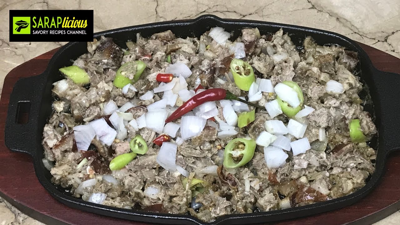 Lechon Sisig | Leftover Lechon Recipe - YouTube