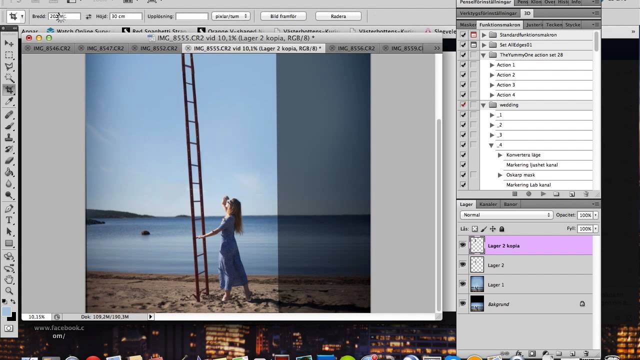 The ladder to heaven - photoshop manipulation - YouTube