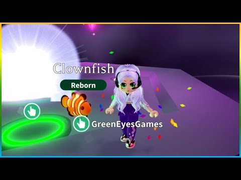 ADOPT ME NEON CLOWNFISH 🐠 Roblox Free Games * Making of a neon clown ...