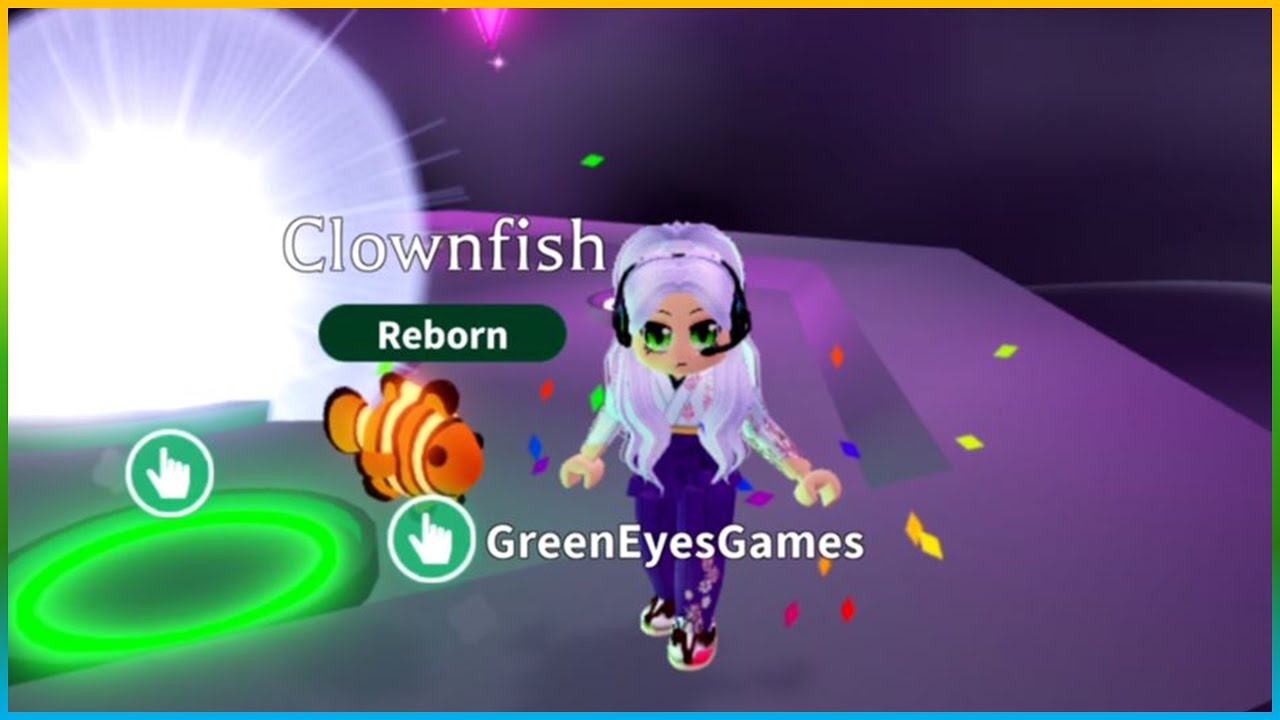 ADOPT ME NEON CLOWNFISH 🐠 Roblox Free Games * Making of a neon clown ...