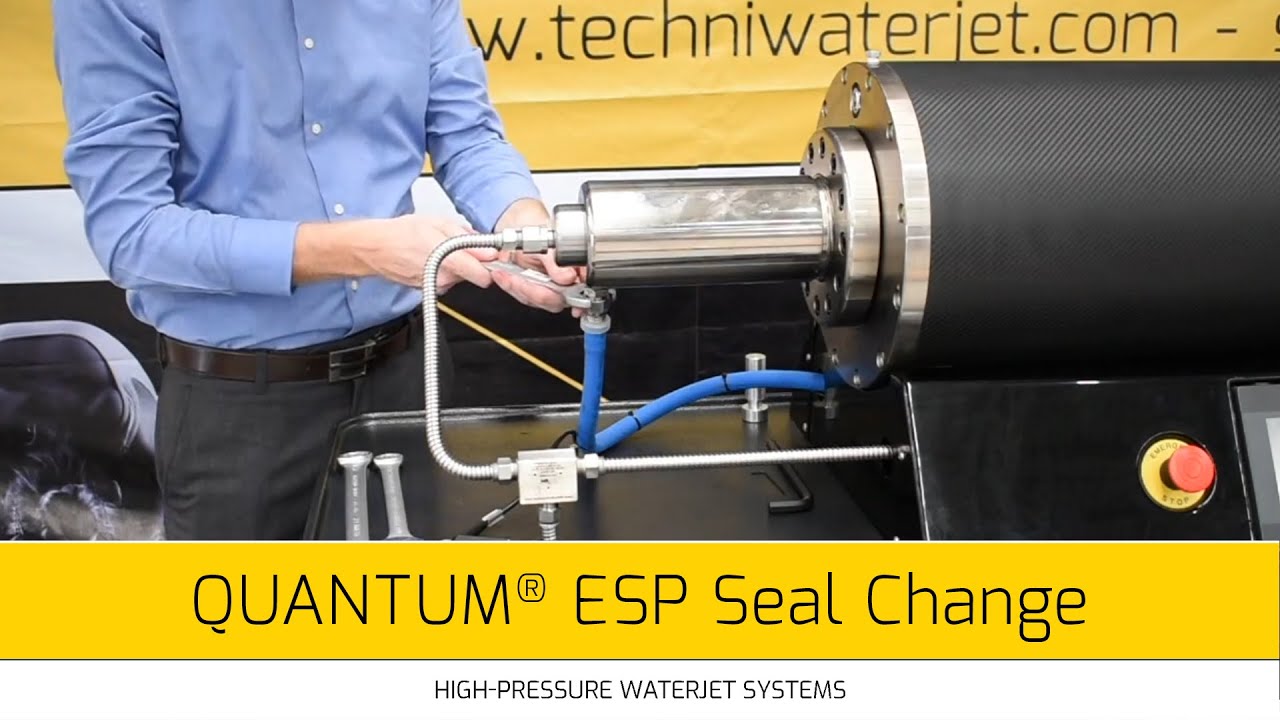 Techni ESP seal change fastest in the industry - YouTube