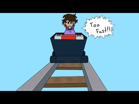 Playing roblox cart ride - YouTube