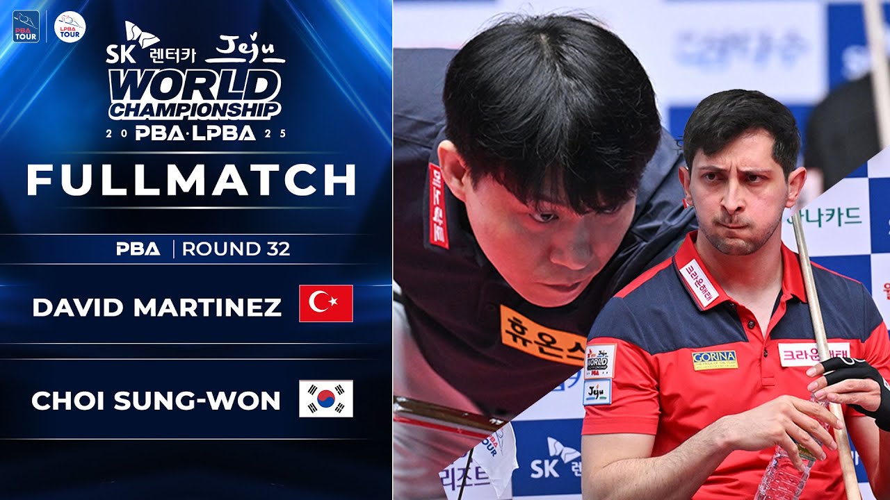 FULLMATCH: David MARTINEZ vs Sung-won CHOI | PBA - R32 | SK JEJU PBA ...