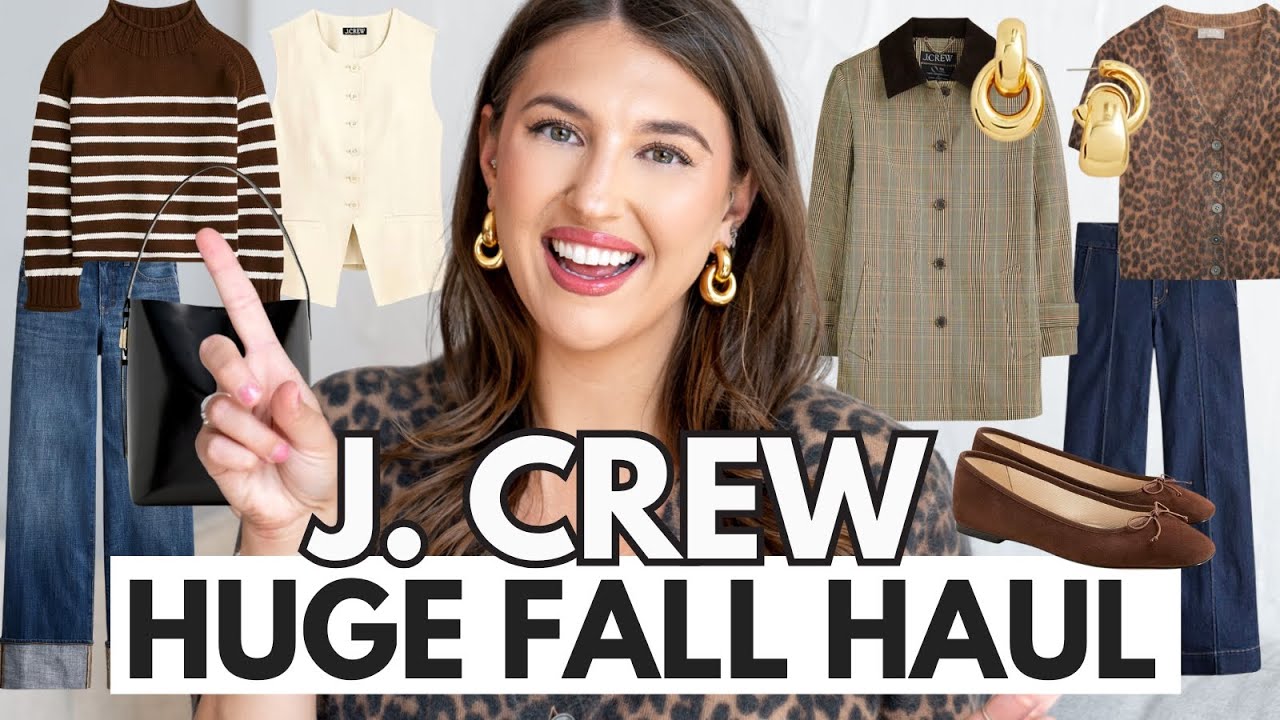 *NEW* J.Crew Fall Fashion Try On Haul ⭐️ Elevated Staples for the ...