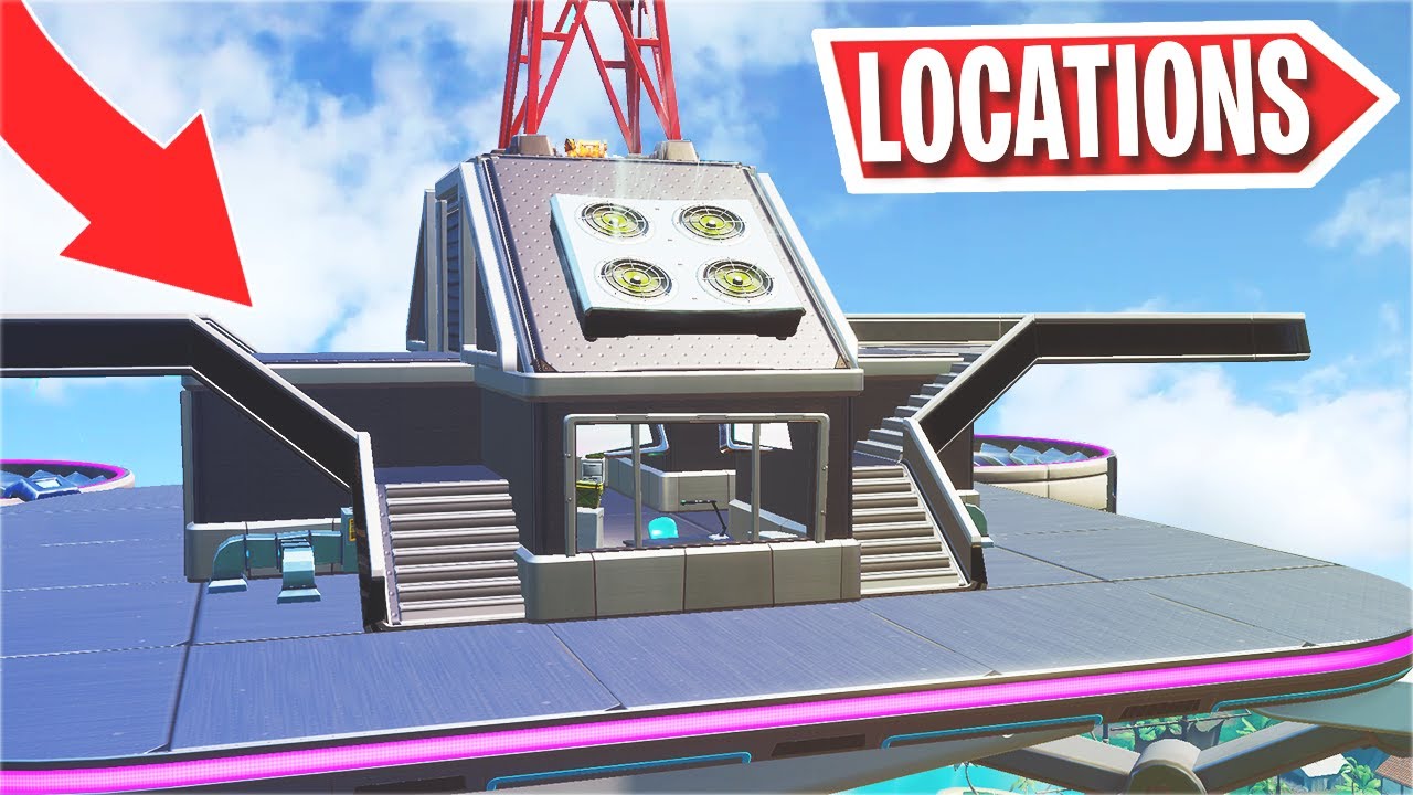 *NEW* Visit All Sky Platforms - ALL 7 LOCATIONS (Fortnite) - YouTube