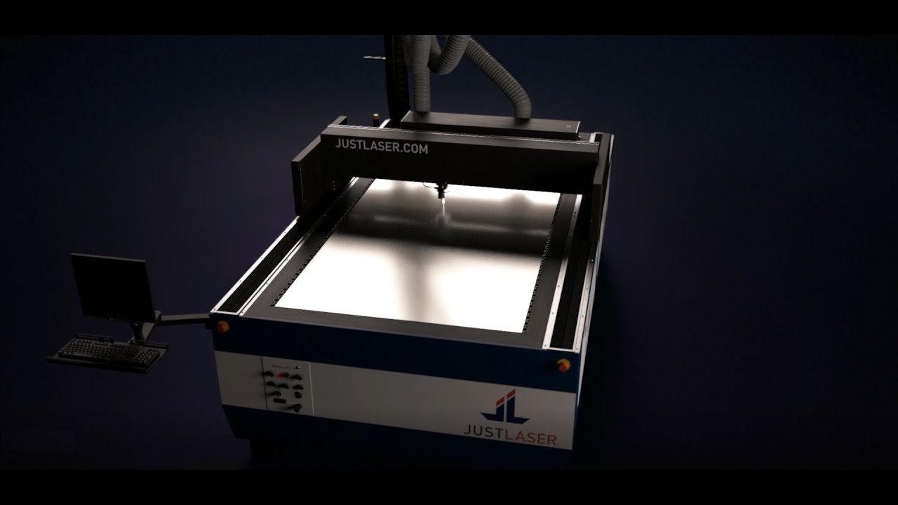 JustUnlimited | Der JustLaser Large Laser Cutter - YouTube