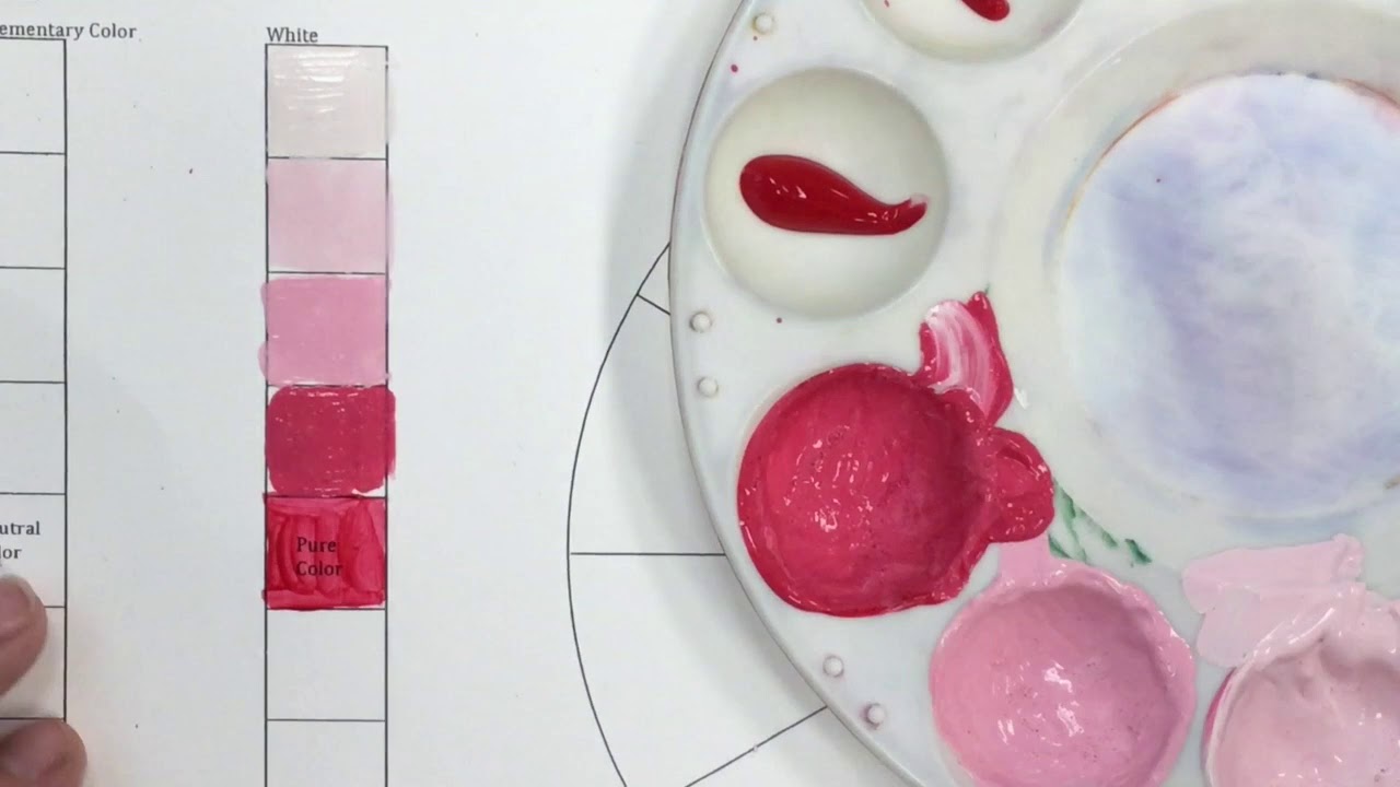 Mixing Tints and Shades No audio - YouTube