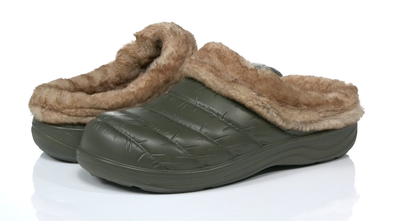 SKECHERS Foamies Cozy Camper Metallic Puffer Clog w/ Two-Tone Faux Fur ...