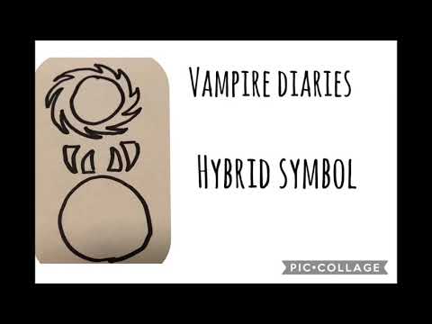 How to draw a hybrid symbol - YouTube
