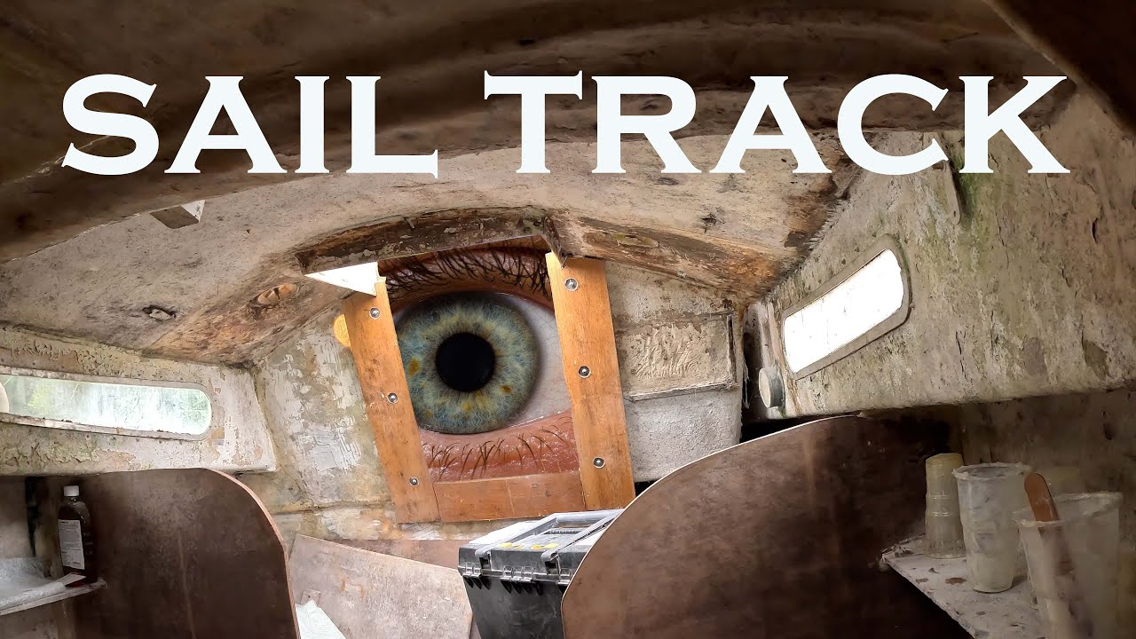 How To Watertight Sail Tracks In Free Sailing Boat Project Ep 23 - YouTube
