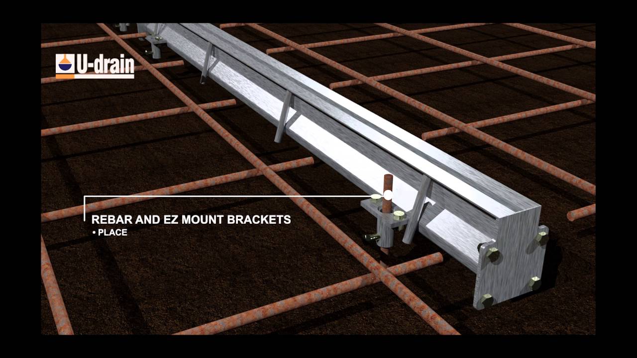 Residential U drain™ Installation - YouTube