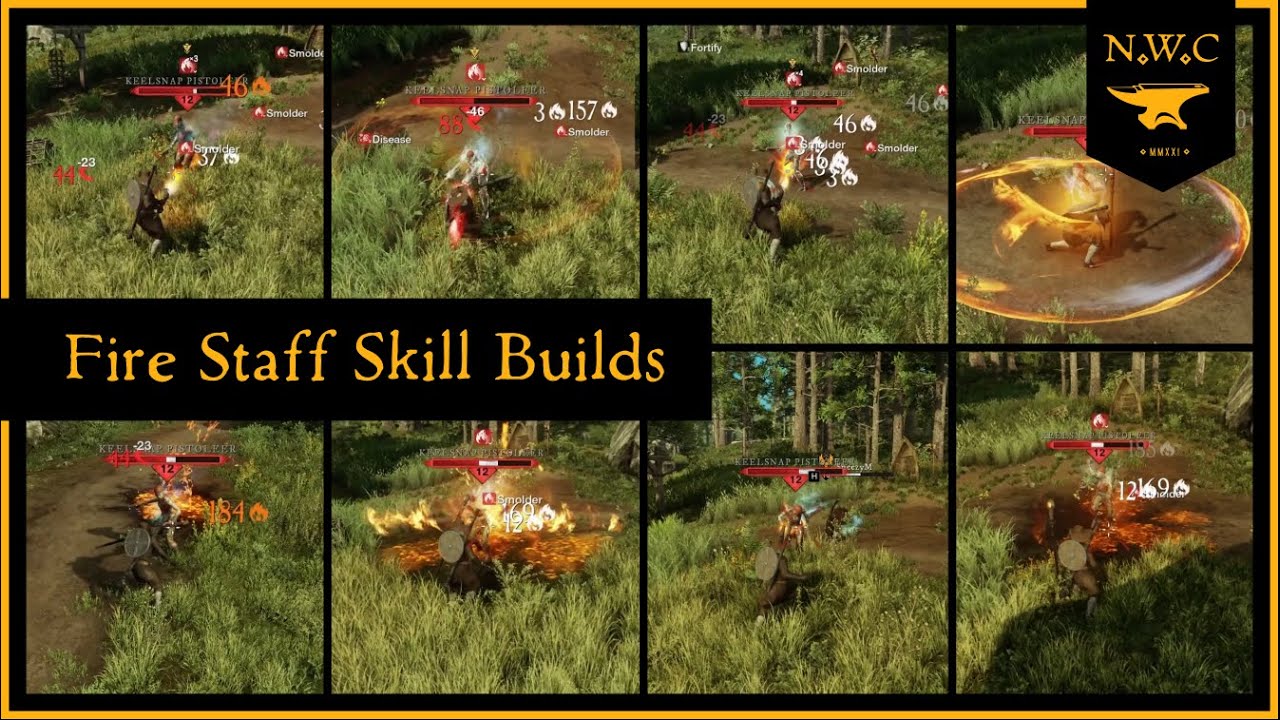 New World Fire Staff Skill Guide - 9 Skill Builds Tested - 6 Points ...