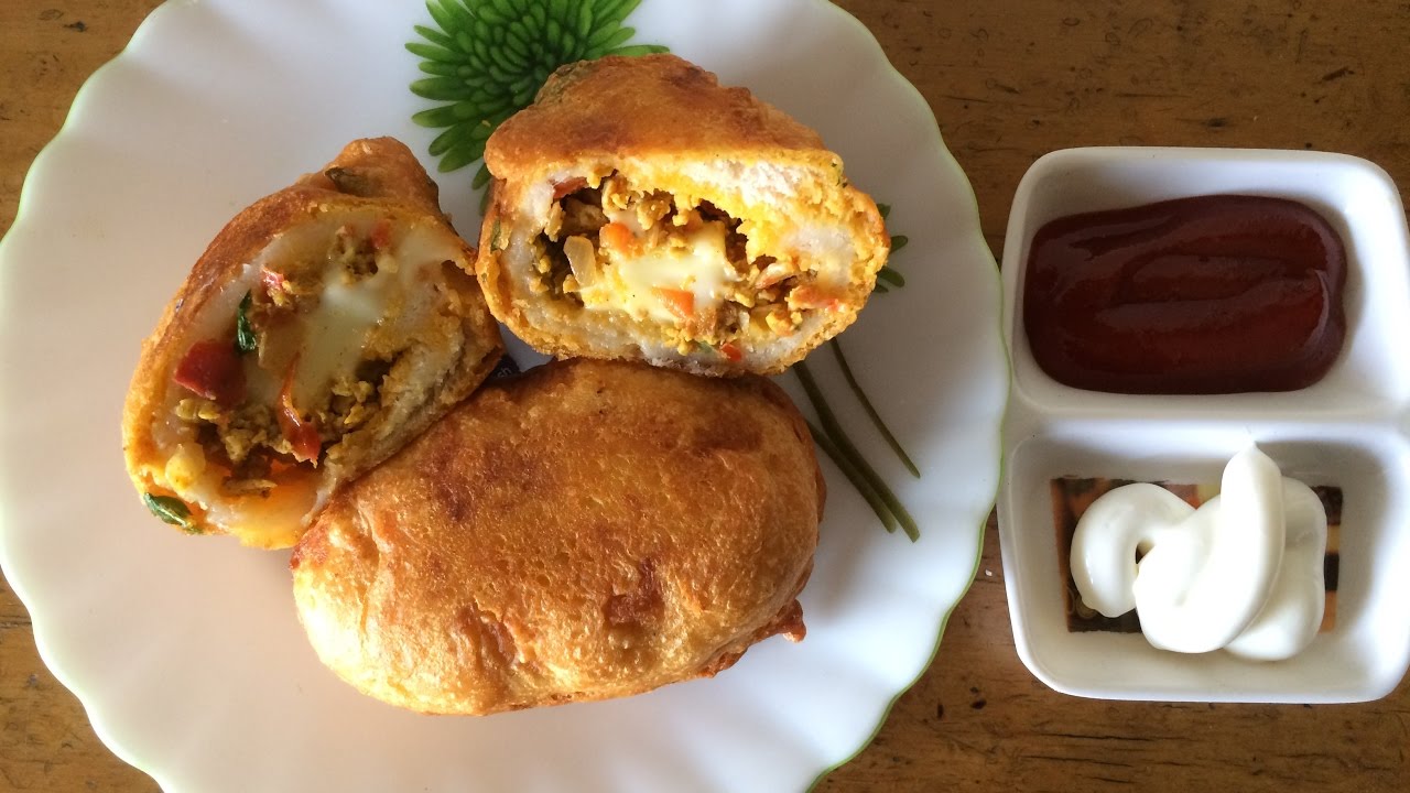 Egg Bhurji With Cheese Bread Pakoda | How to Make Egg Cheese Bread ...