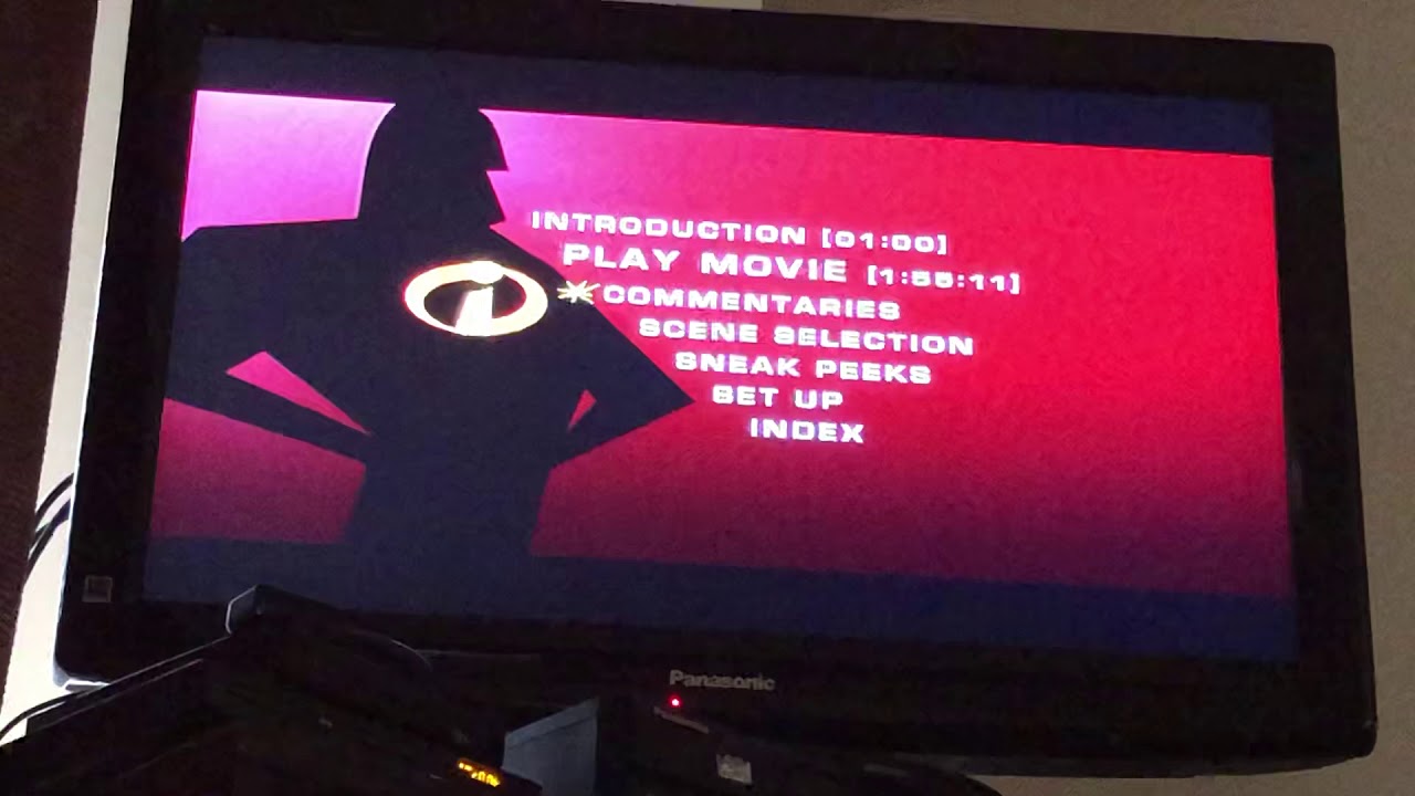 The Incredibles 2005 DVD Menu Walkthrough - YouTube