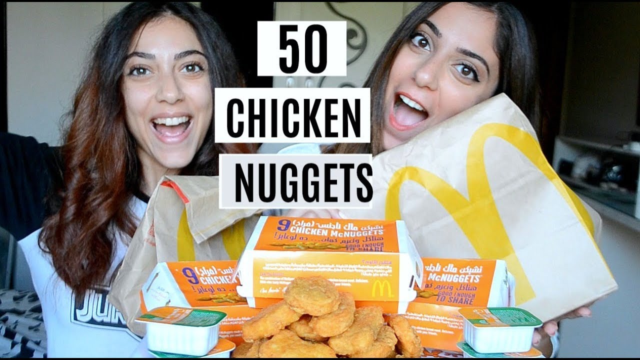 CHICKEN NUGGET CHALLENGE l TWIN EDITION | Fayed Twins - YouTube