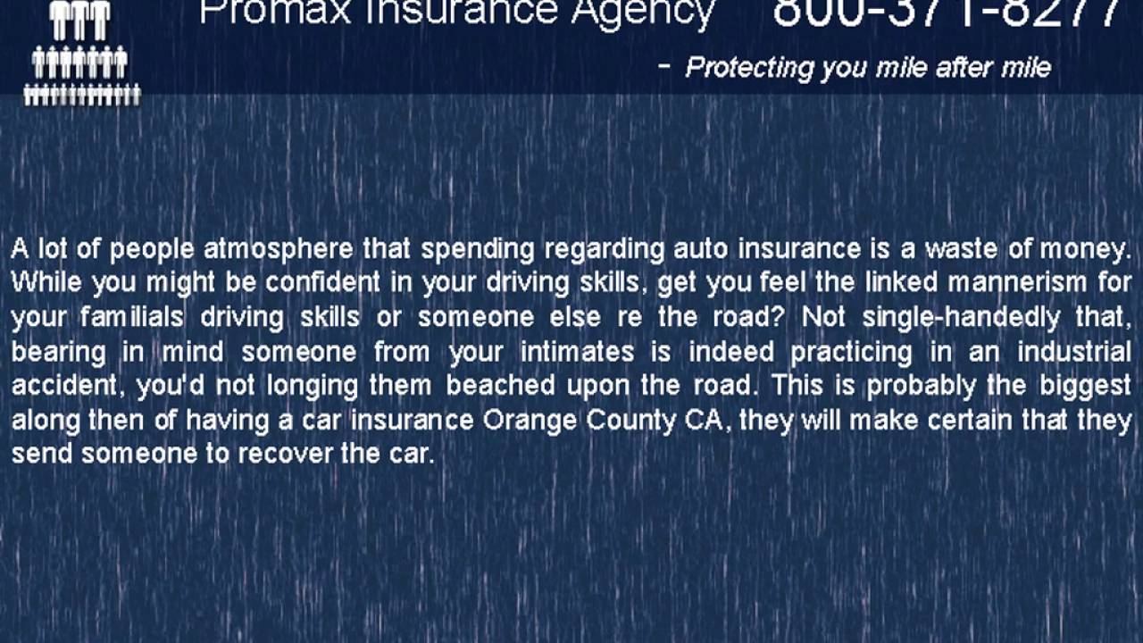 Orange County Insurance - YouTube
