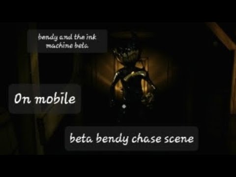 Bendy and the ink machine beta on mobile (bendy chase scene) - YouTube