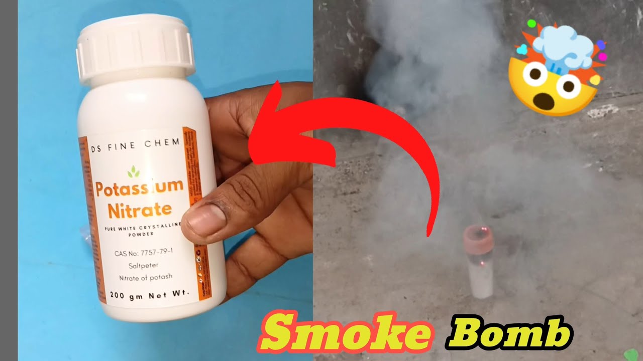 How To Make Smoke Bomb|DIY Smoke Machine At Home|science Project - YouTube