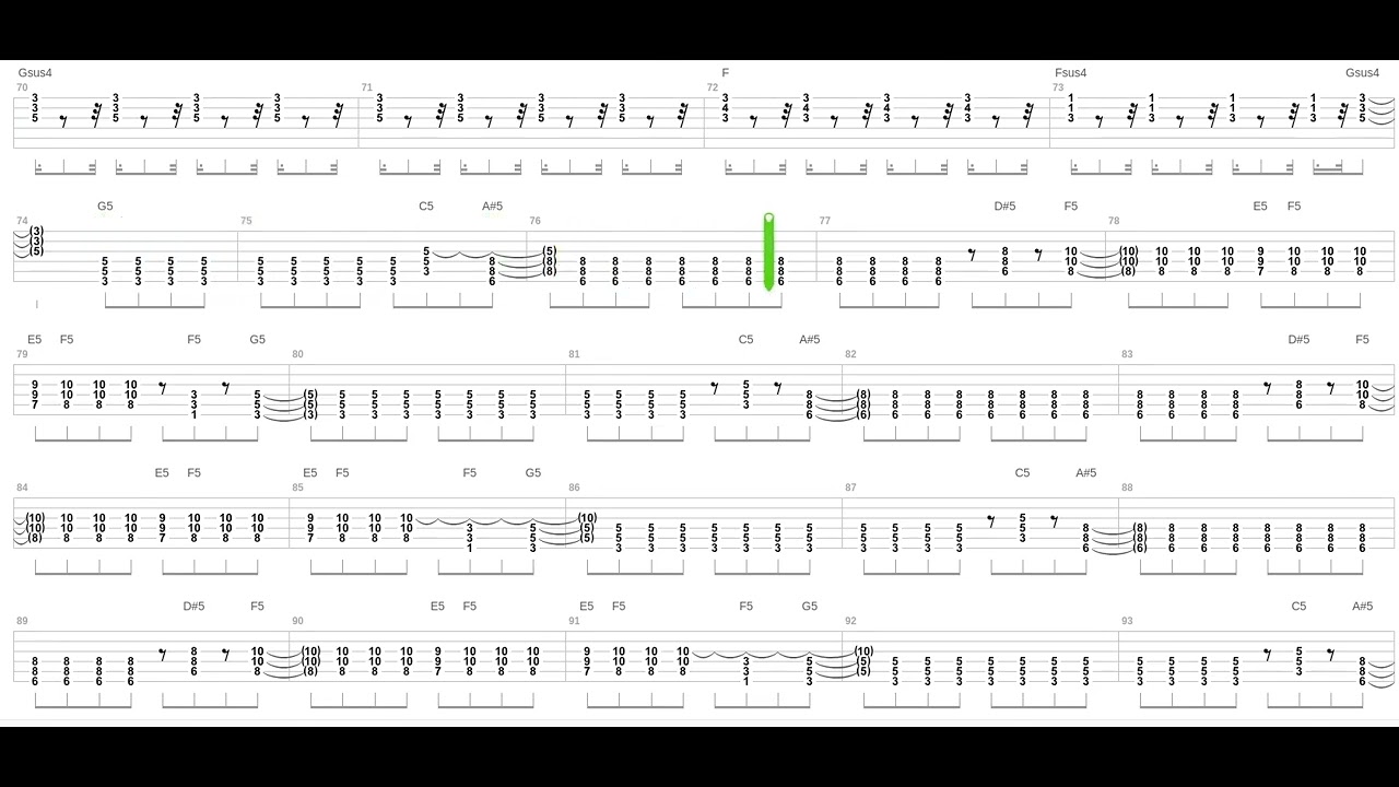 Roxanne Tab by The Police + Guitar only + Guitar tab - YouTube