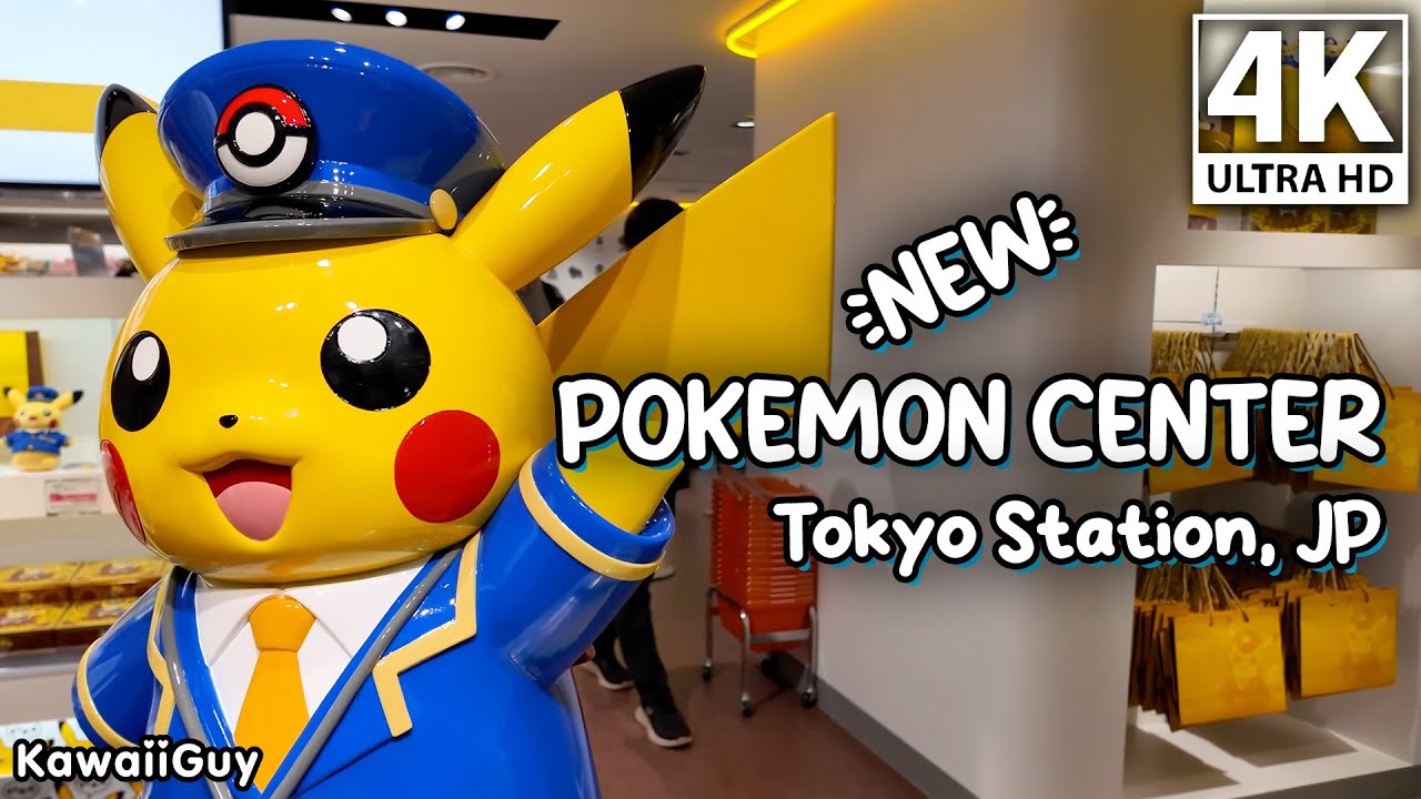 NEW Pokemon Center | Tokyo Station, Tokyo, Japan | Exclusive Pokemon ...