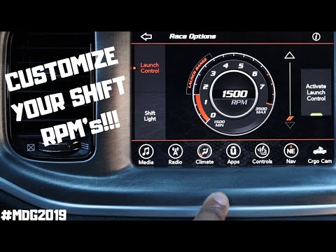 How To Customize Your Shift Light RPM's On A Charger Challenger 392 ...