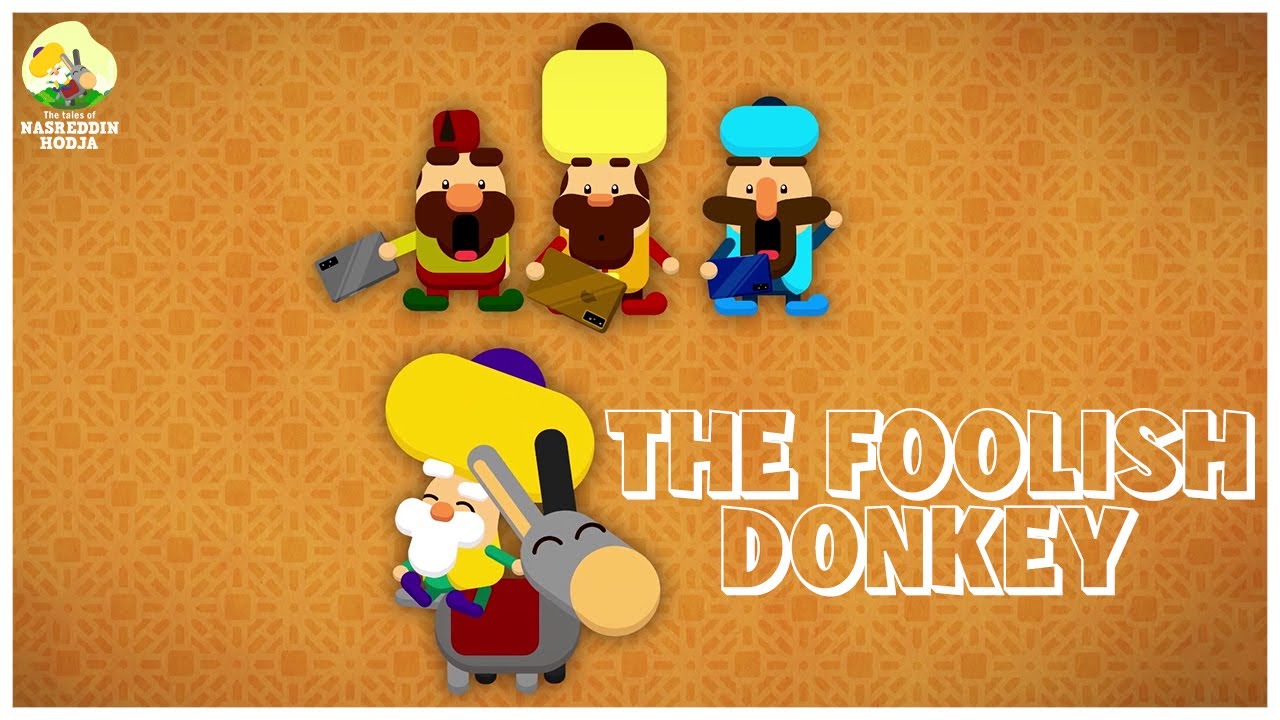 The Foolish Donkey | Moral Stories | Kids Cartoons | Short Story | Hoja ...