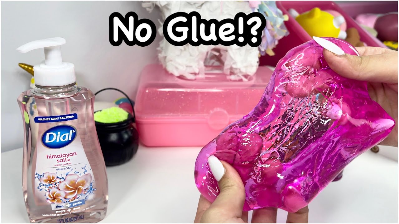 1 INGREDIENT NO GLUE SLIME!? 🫧💗 How To Make SUPER EASY 1 Ingredient No ...