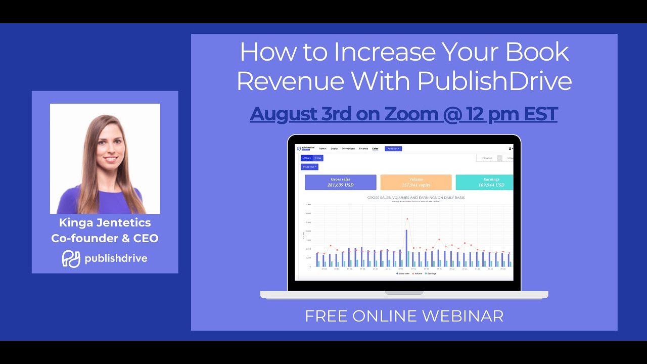 How to Increase Your Book Revenue With PublishDrive - YouTube