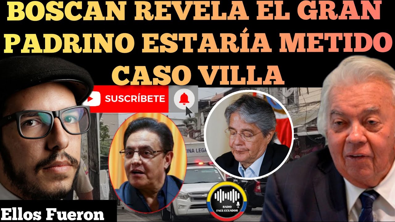 ANDERSSON BOSCAN REVELA QUE EL GRAN PADRINO ESTA DETRAS DE LO OCURRIDO ...