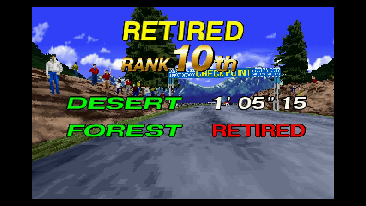 Game Over: Sega Rally Championship (Saturn) - YouTube