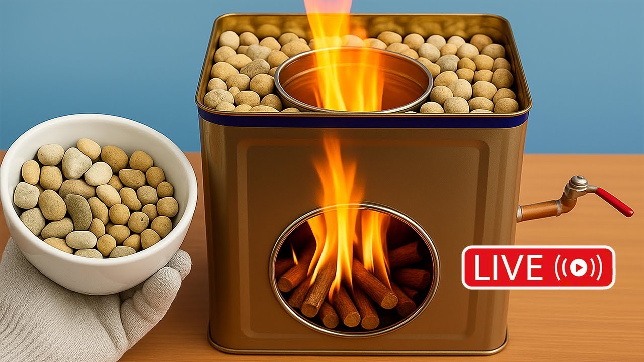 TOP 3. How to make a mini heating stove. Free energy to heat your home ...