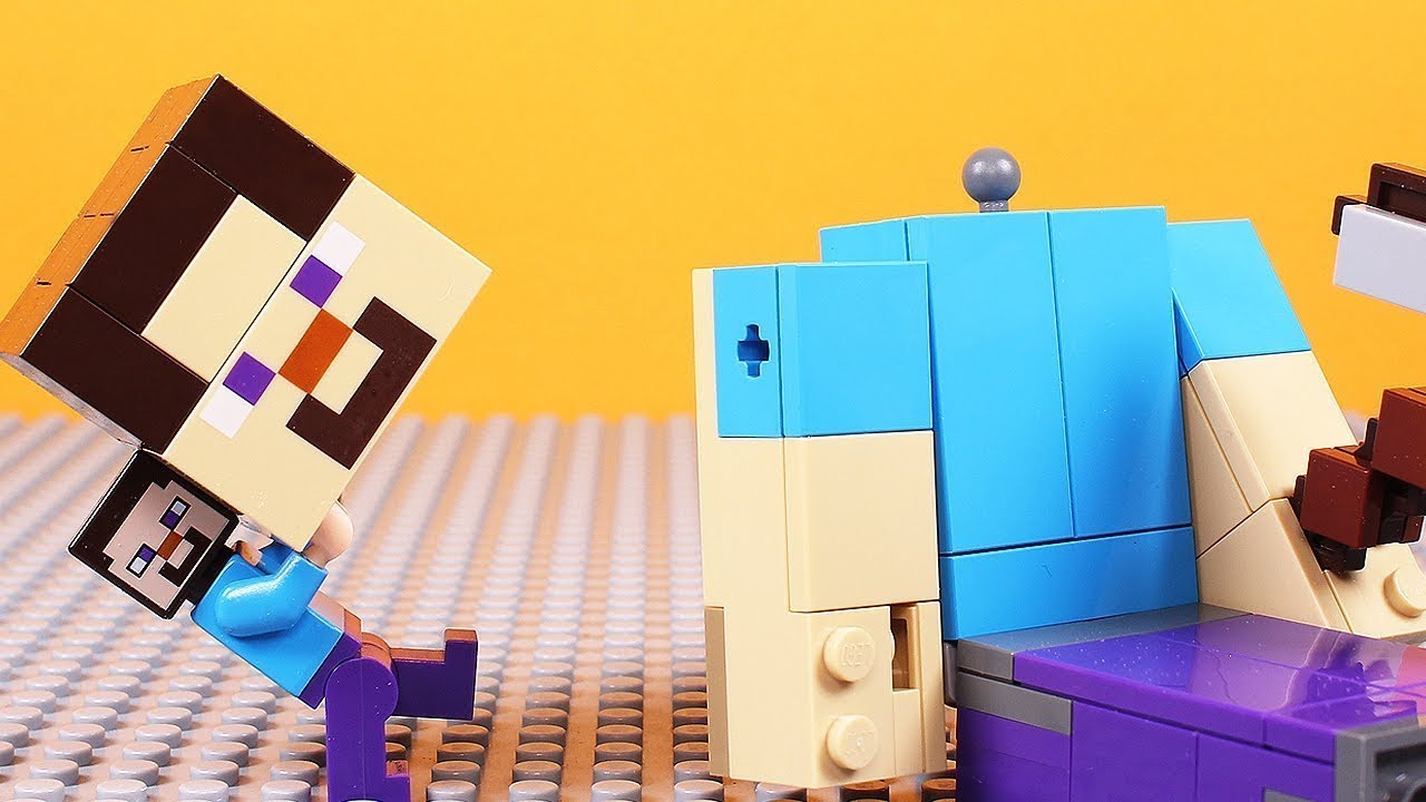 Lego Minecraft stop motion - YouTube