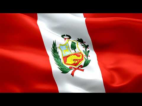 Bandera de Perú ondeando - YouTube
