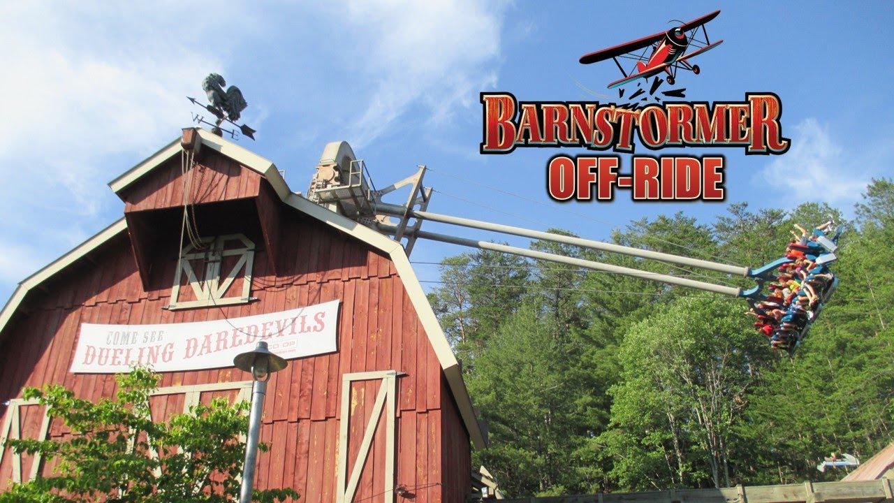 Barnstormer Off-Ride Footage, Dollywood S&S Screamin' Swing | Non ...