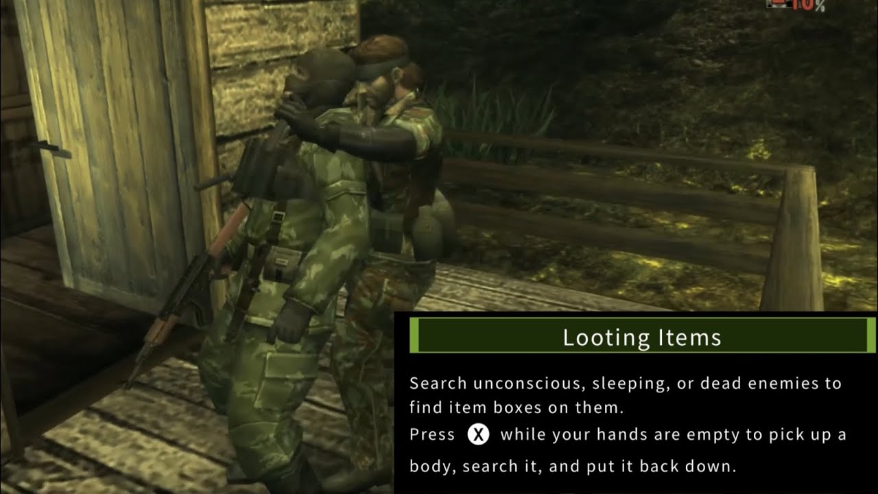 How to get items from enemies - CQC Tutorial (Metal Gear Solid 3 Snake ...